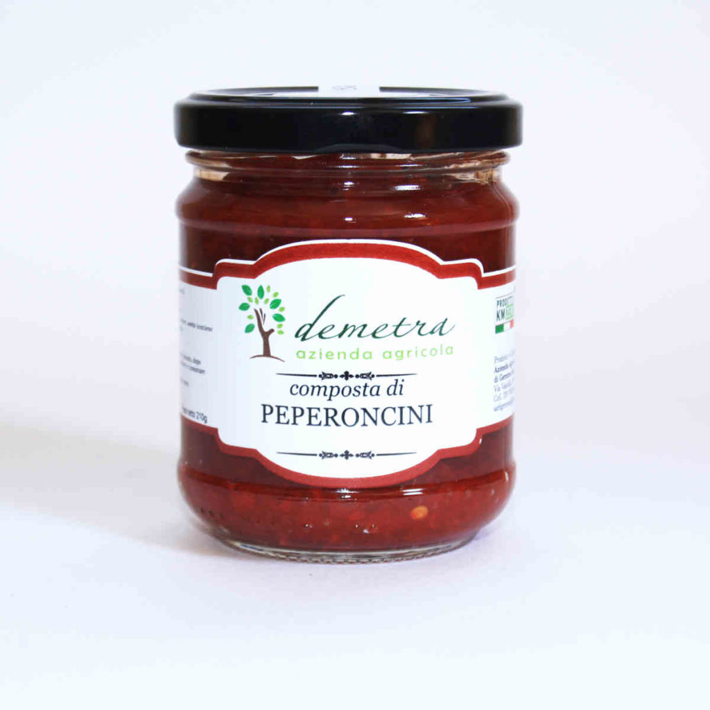 Chillies compote or hot peppers DEMETRA | online Selling