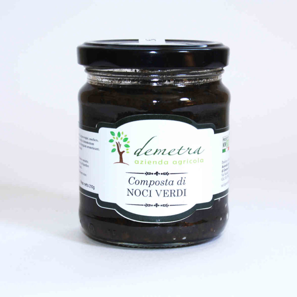 Green walnuts Compote DEMETRA farm Zero miles- Km 0